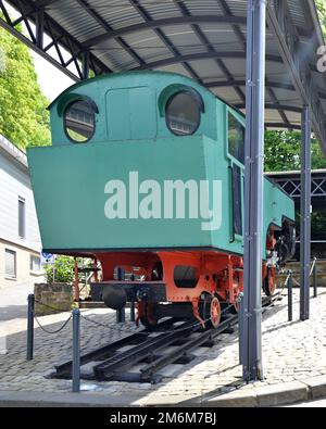 Historical Narrow Gauge Rail Way in the Village Hollige, Lower Saxony ...