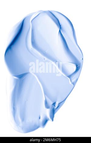 Pastel blue beauty swatch, skincare and makeup cosmetic product sample ...