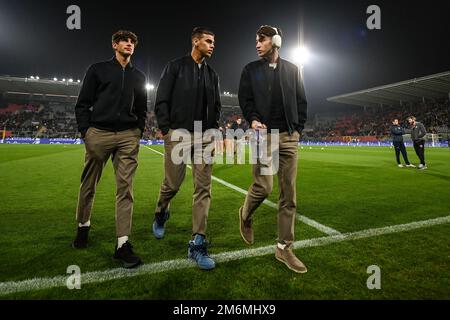 Tommaso Barbieri of US Cremonese during SS Lazio vs US Cremonese ...