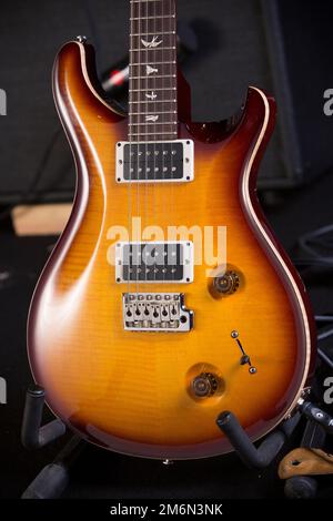 Jakko Jakszyk's PRS guitar photographed at Elstree Studios, London ...