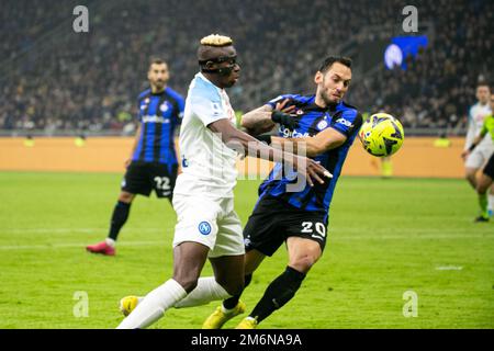 championship Serie A Inter vs Napoli 1-0 in the photo: LOZANO Stock ...
