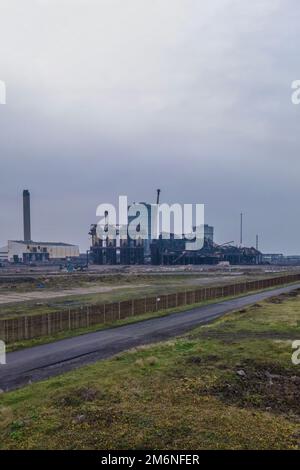 The Redcar Blast Furnace after Demolition, Former Steel Works Site ...