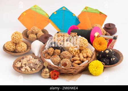 Indian Winter Delicacy viz. Tilgul, Til Mithai, Gajak, Chikki, Tilkut ...