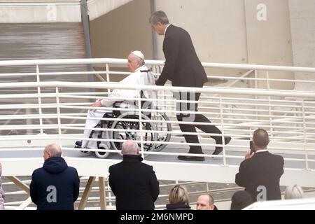 Jorge Mario Bergoglio "Pope Francis" during the funeral of Joseph ...