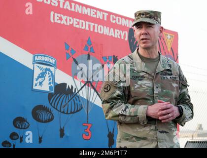 Brig. Gen. Lance G. Curtis, commander, 3rd Expeditionary Sustainment ...