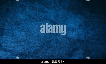 Blue designed grunge concrete texture. Vintage background with space ...