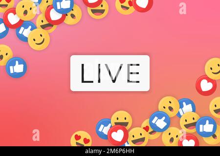 Social media icons themed border background vector Stock Vector Image ...