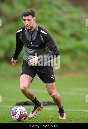 /Plymouth Argyle full back Bali Mumba (17) walks on and inspect the ...