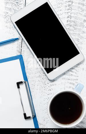 Mobile Phone Screen With Important Messages On Desk. Crutial ...