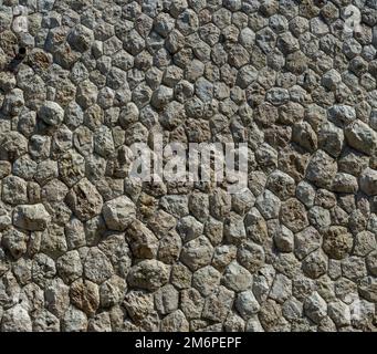 Rocky brick wall. stone wall background. abstract brown grunge texture ...