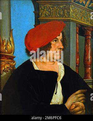 Double portrait of the Basel Mayor Jacob Meyer zum Hasen and his Wife ...