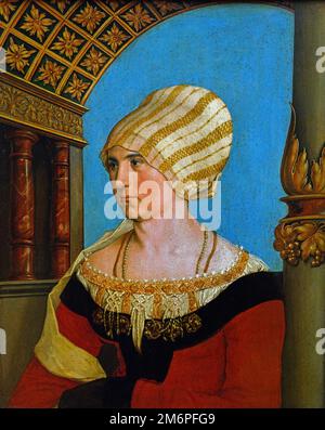 Double portrait of the Basel Mayor Jacob Meyer zum Hasen and his Wife ...