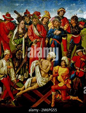 Helena finds the Cross of Christ 1475, Meister der Basler Chosroes ...