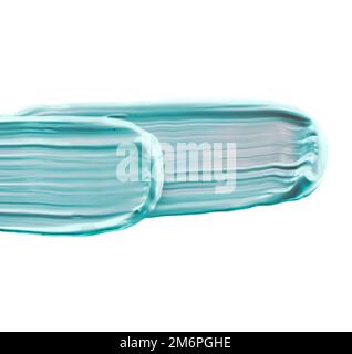 Pastel mint beauty swatch, skincare and makeup cosmetic product sample ...