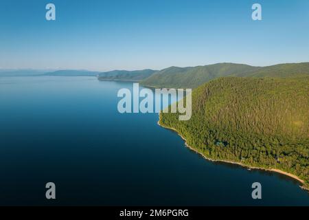 Summertime imagery of Lake Baikal is a rift lake located in southern ...