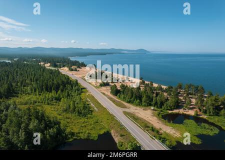Summertime imagery of Lake Baikal is a rift lake located in southern ...