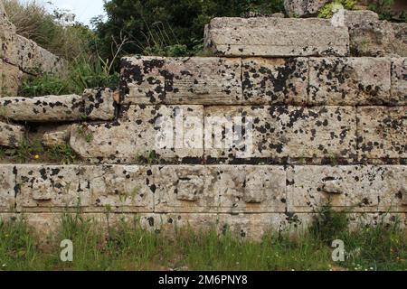 ruined ancient acropolis in selinunte in sicily (italy Stock Photo - Alamy