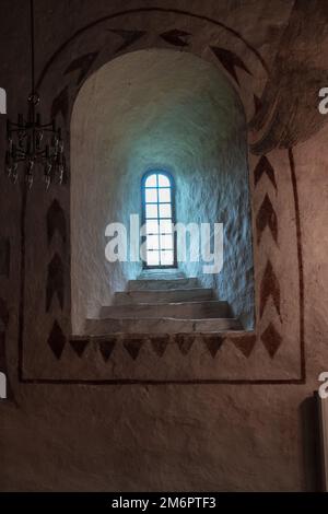 Medieval stone church in Kinsarvik on Hardangerfjord, Norway Stock ...