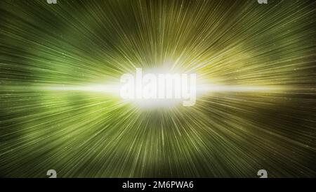 Big bang effect on bright red and blue galaxy sky, square background ...