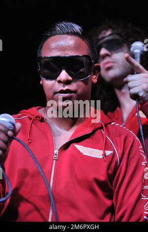SXSW - Datarock in concert Stock Photo - Alamy