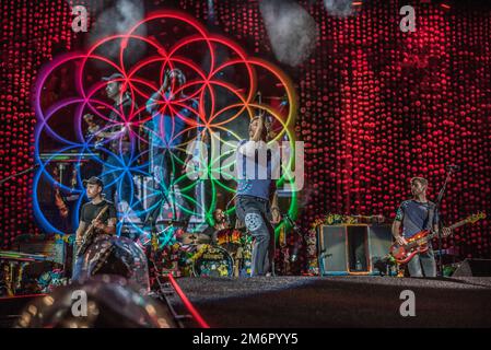 Coldplay in concert at Hard Rock Stadium in Miami Stock Photo - Alamy