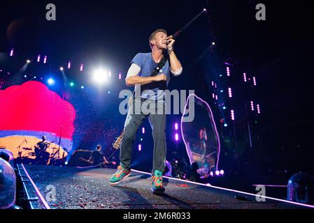 Coldplay in concert at Hard Rock Stadium in Miami Stock Photo - Alamy