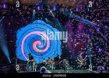 Coldplay in concert at Hard Rock Stadium in Miami Stock Photo - Alamy