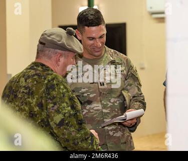 Lieutenant Colonel Stephen Hale coordinates with Captain Murray at ...