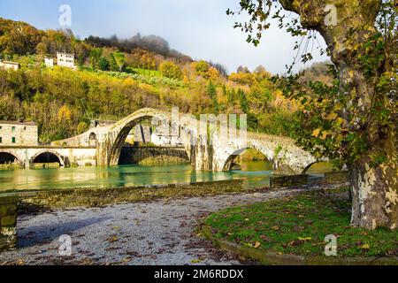 The bridge of Mary Magdalene is medieval structure that crosses the ...