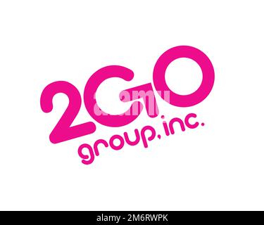 2GO cargo airline, rotated logo, black background B Stock Photo - Alamy