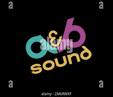 A&B Sound, Logo, Black background Stock Photo - Alamy
