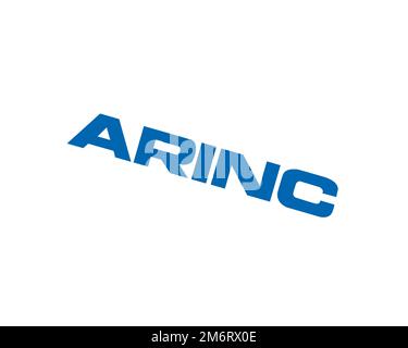 ARINC, rotated logo, white background Stock Photo - Alamy