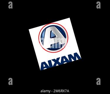 Aixam, Logo, Black background Stock Photo - Alamy
