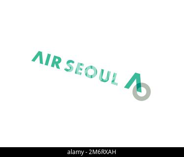 Air Seoul, rotated logo, white background Stock Photo - Alamy