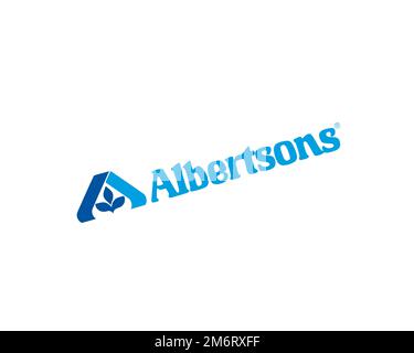 Albertsons, Logo, White background Stock Photo - Alamy