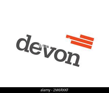 Devon Energy, Logo, White background Stock Photo - Alamy