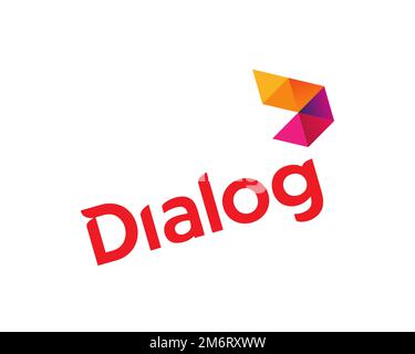 Dialog Broadband Networks, Logo, White background Stock Photo - Alamy