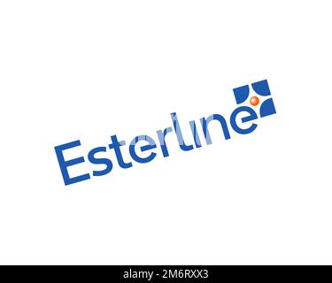 Esterline, Logo, White background Stock Photo - Alamy