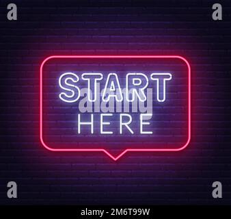 Help Wanted neon sign in the speech bubble on brick wall background ...