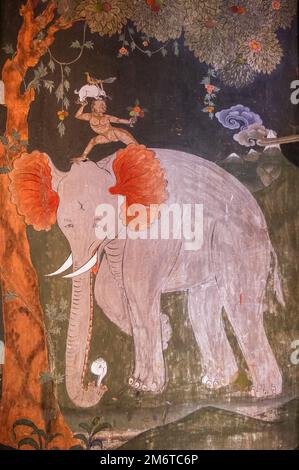 The four harmonious friends : elephant, monkey, rabbit and pheasant ...