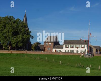 Grieth village at the rhine Stock Photo - Alamy