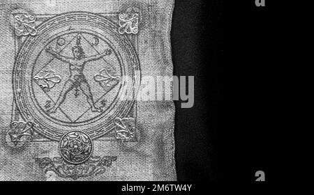 Ancient esoteric witchcraft background. Occultims and paganism old ...