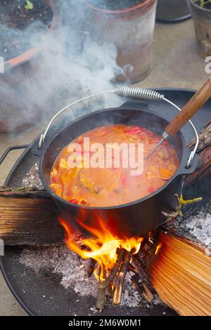 Traditional Hungarian dish - letcho Stock Photo - Alamy