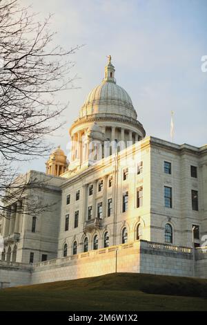Rhode Island State House historical monument building capitol during ...