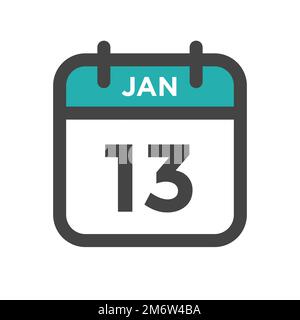 January 13 Calendar Day or Calender Date for Deadline and Appointment ...
