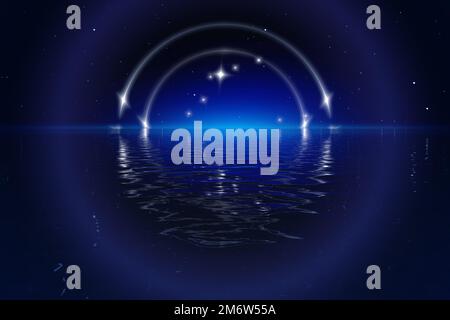 Abstract Fantasy Cosmic Starfield Universe Galaxy colourful Light ...