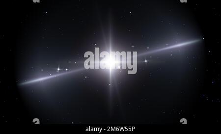 Starfield light phenomenon background Stock Photo - Alamy