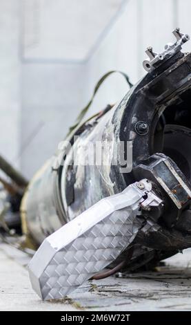 Remains of missile units of the operational-tactical missile system ...