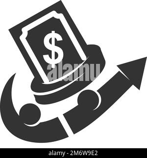 Fundraising Financial Logo template Icon Illustration Brand Identity ...