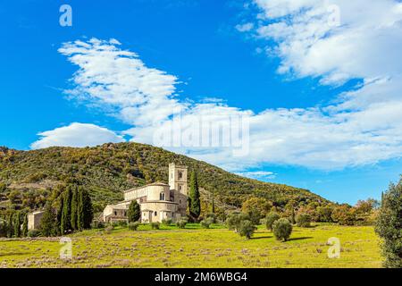 The magnificent snow-white abbey Stock Photo - Alamy
